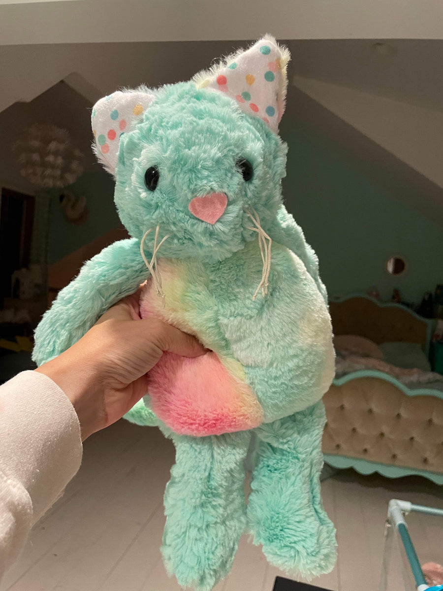 Mint kitty plushie – Live Sweet Shop