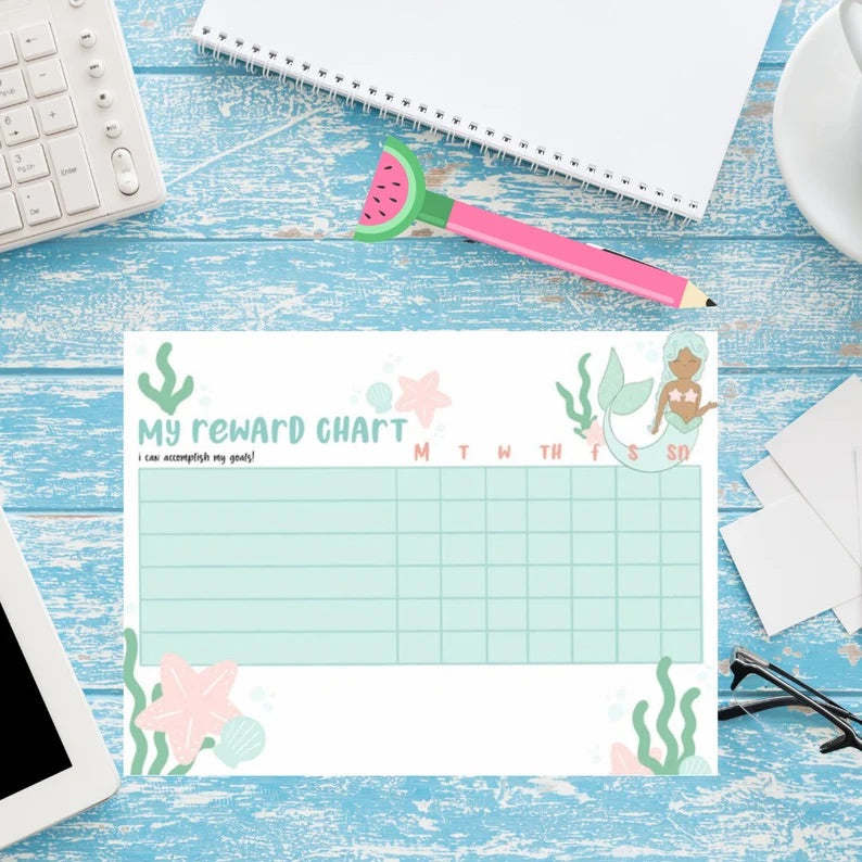 Ocean Reward Chart: Printable – Live Sweet Shop